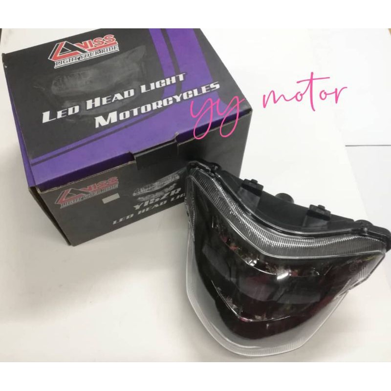 Y15ZR V1 V2/ LC135 New LED Headlamp (Zhipat Design) Brand VISS Headlight | Shopee Malaysia