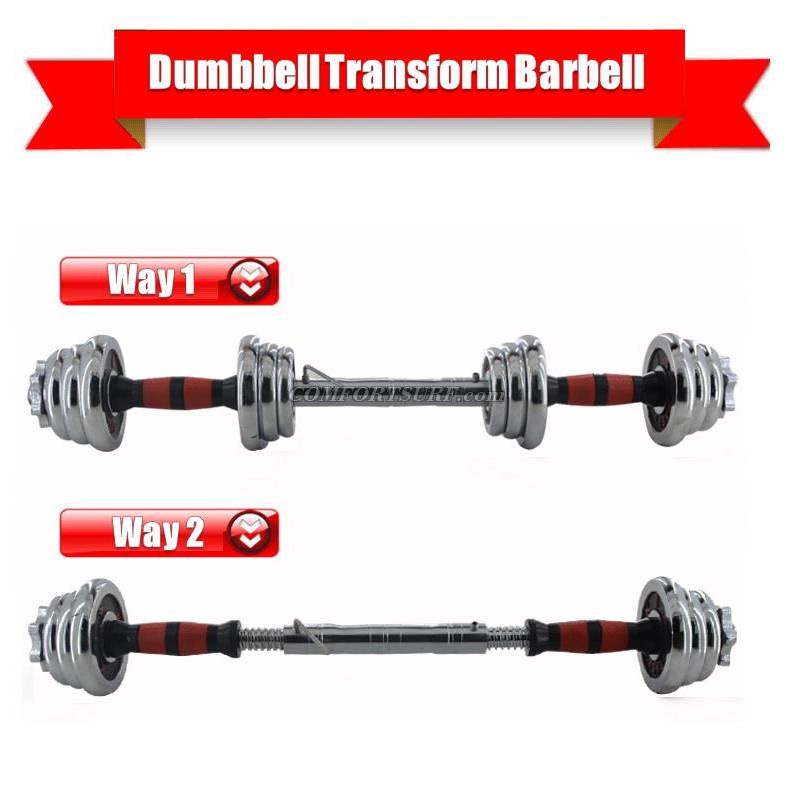 Gym Dumbbell Dumbell Extender Bar 30CM 40CM 50CM 60CM Extender Rod ...