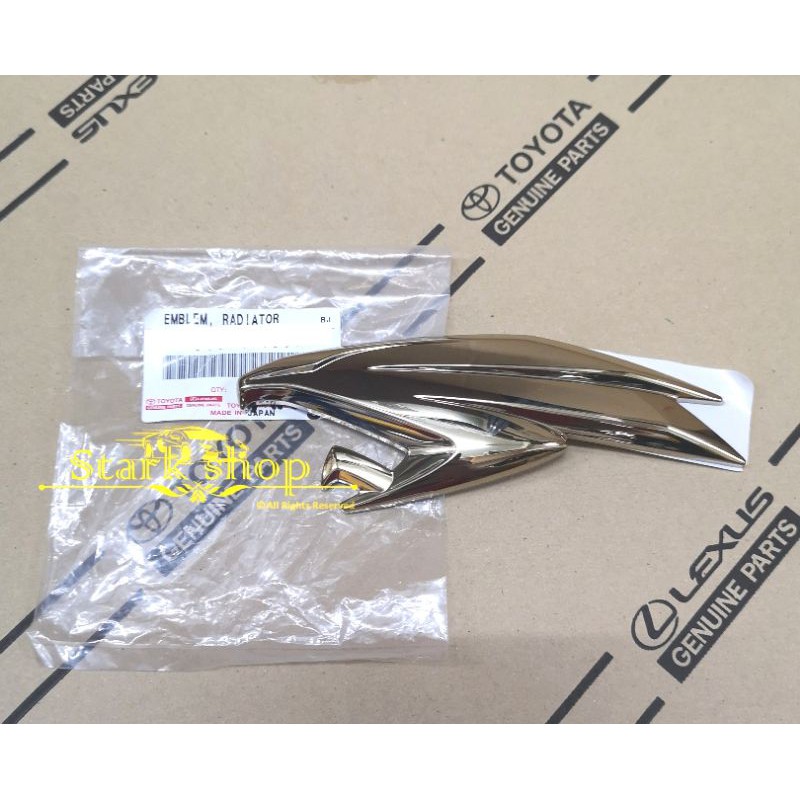 ORIGINAL TOYOTA HARRIER 2016 ~2018 ZSU60 FRONT GRILLE LOGO EMBLEM(GOLD ...