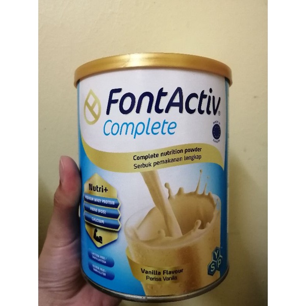 FontActiv Complete 400g (Vanilla flavor) | Shopee Malaysia