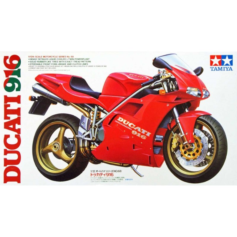 Bike Model 1/12 Tamiya Bike Ducati 916 Plamo Modelkit | Shopee Malaysia