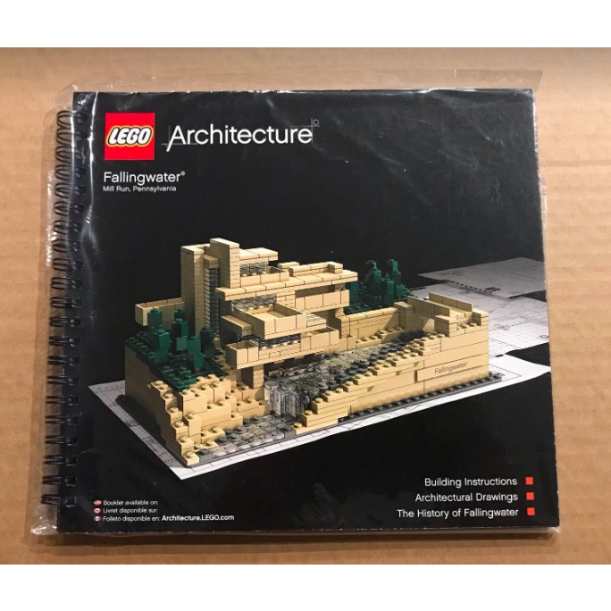 Lego Manual Book Instruction Book Architecture Fallingwater 21005 Book ...