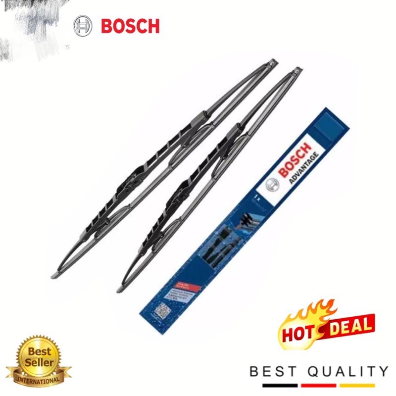 bosch advantage windshield wiper (per set) | Shopee Malaysia