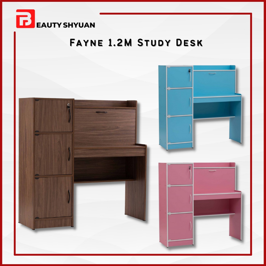 FAYNE 1.2M Kids Study Table Kids Study Desk Meja Belajar Kanak Kanak ...