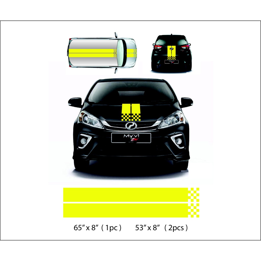 CAR STRAIGHT LINING STICKER (04) | Shopee Malaysia