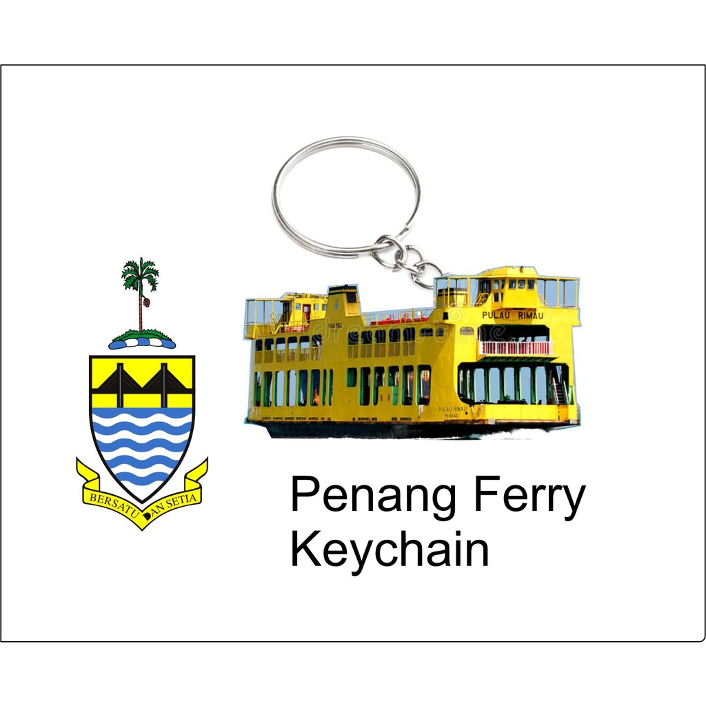 penang ferry keychain 2d feri pulau pinang | Shopee Malaysia