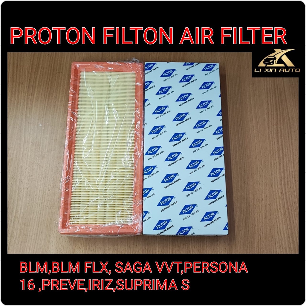PROTON BLM,FLX,SAGA VVT,PERSONA 16,PREVE,IRIZ,SUPRIMA S FILTON AIR FILTER | Shopee Malaysia