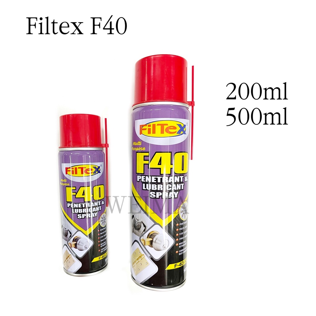 FILTEX F40 PENETRANT & LUBRICANT SPRAY 200ML / 500ML | Shopee Malaysia