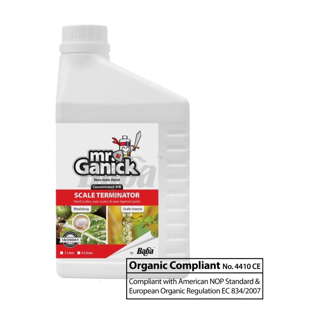 Baba Mr Ganick Scale Terminator Concentrate Pesticide 1L [Farmer's Pack ...
