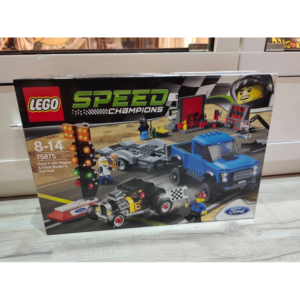 LEGO 75875 Speed Champion (Display set) Ford F-150 Raptor & Ford Model ...