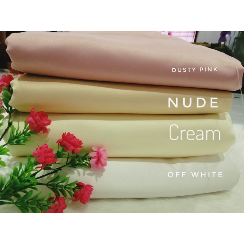 KAIN SATIN DUCHESS SATIN DUTCHESS KAIN KAIN BAJU PENGANTIN BIDANG 60 ...