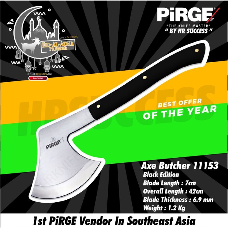 PiRGE AXE BUTCHER 11153 1.2kg - Kapak Tulang - Kapak Pirge - Kapak Butcher | Shopee Malaysia