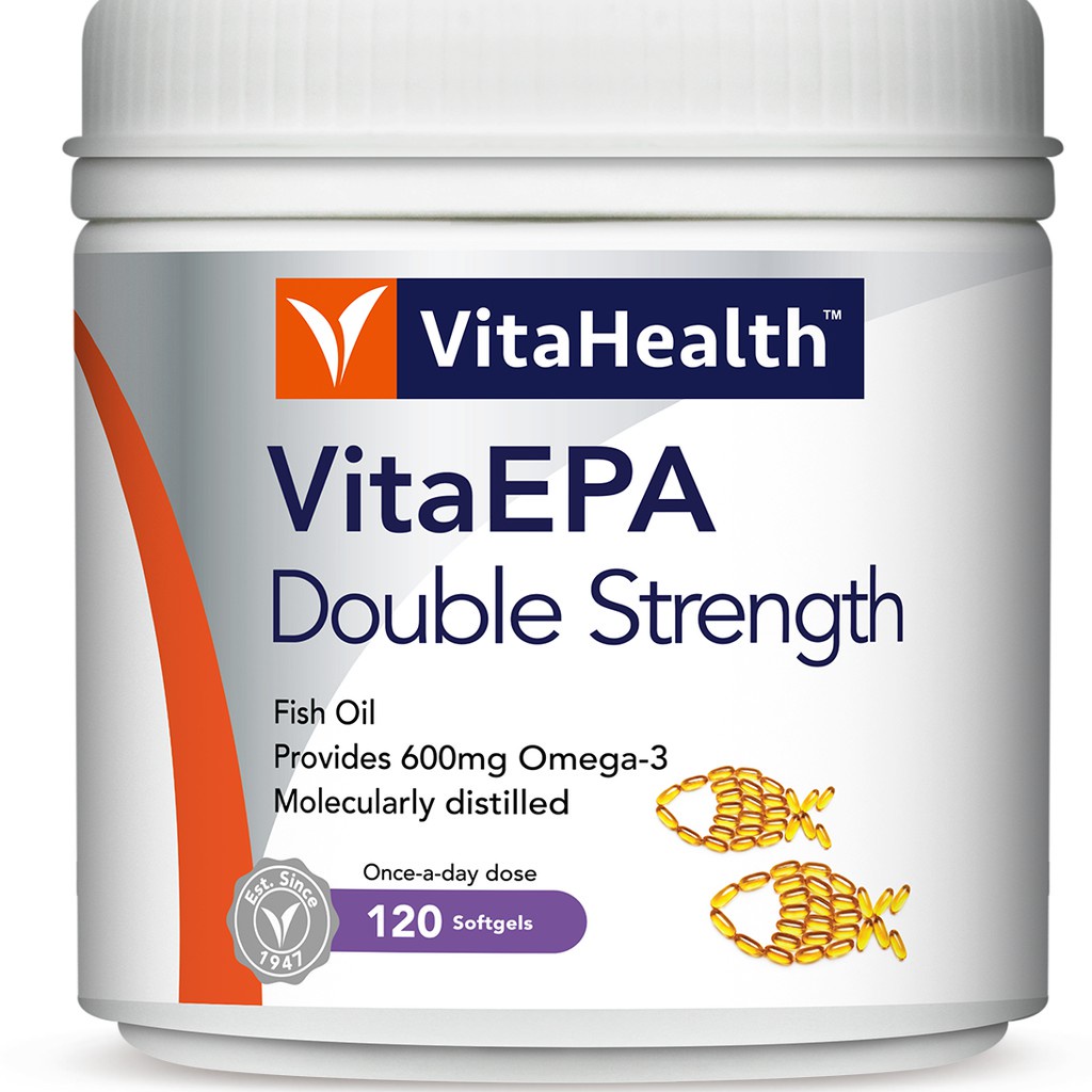 VitaHealth VitaEPA Double Strength (Fish Oil) - 120 softgels | Shopee ...