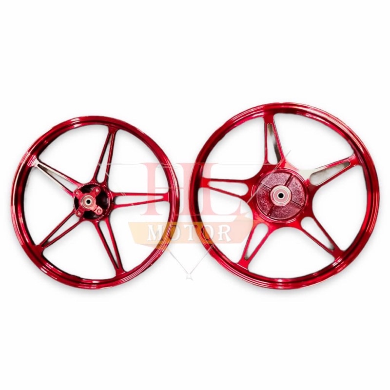 YAMAHA LC 135 Y15ZR Y16 115FI SP510 FG510 FG 510 SPORT RIM 5 LEG SPOKE ...