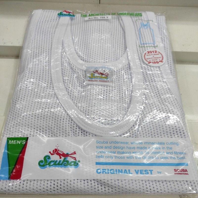 SCUBA SINGLET VEST WITH HOLES FOR MEN-M,L | Shopee Malaysia