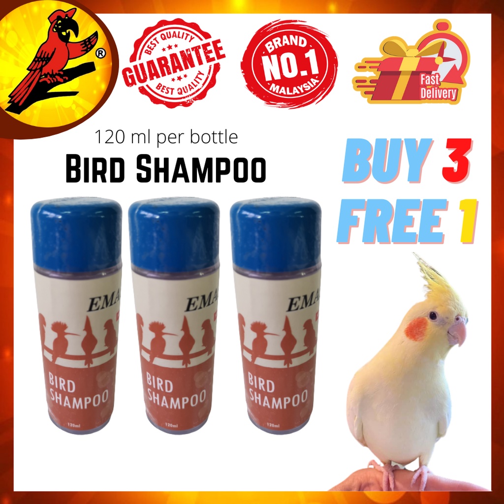 MPT E10 Bird Shampoo Parrot Shampoo Burung Shampoo Mandi Burung ...