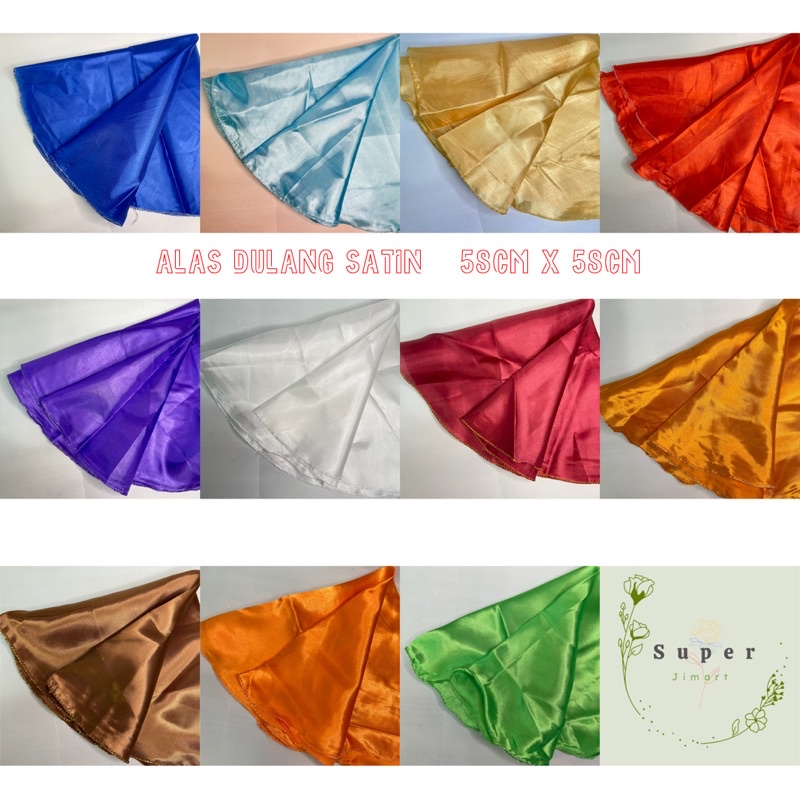 Alas Dulang Satin bulatan | Round Satin Tray Base | Dulang Satin | 1 ...