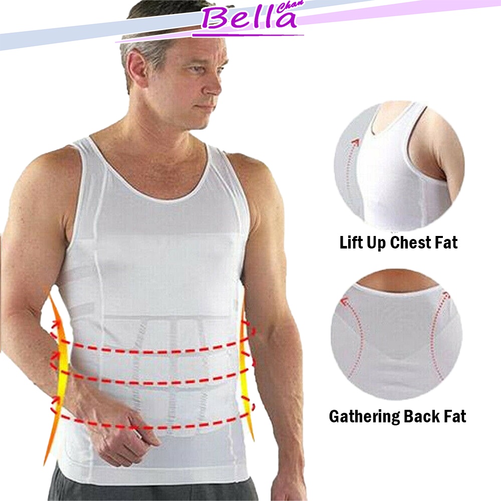 RYAN Man Singlet Men Slimming Singlet Shaper Body Slim Shirt Shapewear ...