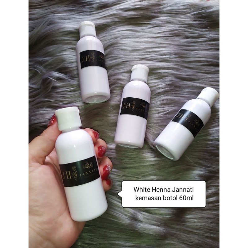 PUTIH White HENNA JENNA REAL WHITE SUPER DURABLE WATERPROOF HENNA WHITE ...