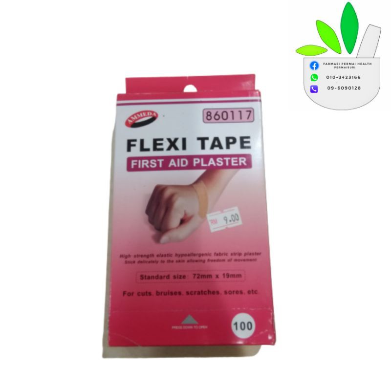 AMMEDA FLEXI TAPE PLASTER (100pcs) | Shopee Malaysia