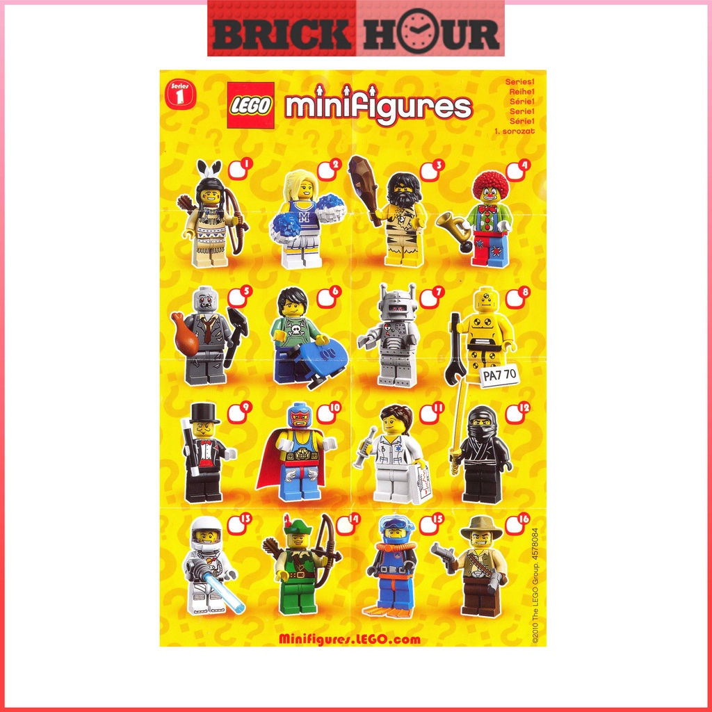 8683 LEGO Minifigures Series 1 - Complete sets of 16 (MISP) | Shopee ...