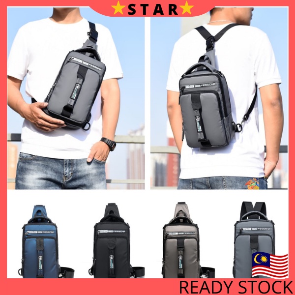 Pouch Bag Waist Bag Chest Bag Bagpack (CBA018) | Shopee Malaysia
