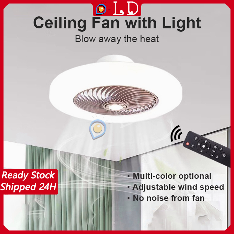 Ceiling Fan with Lamp 72W fan light ceiling fan light invisible fan ...
