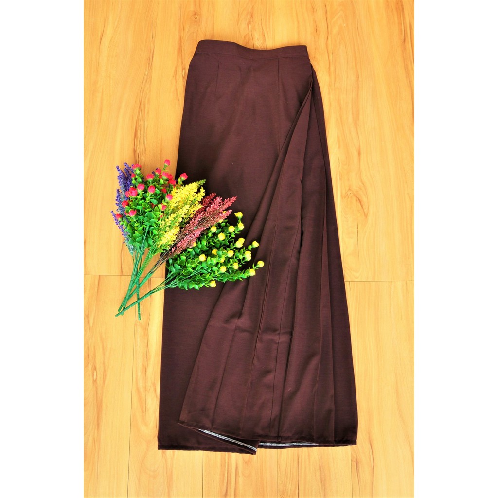 Kain Sekolah Menengah MRSM Coco Coklat BUDIMAN Premium Skirt Sekolah ...