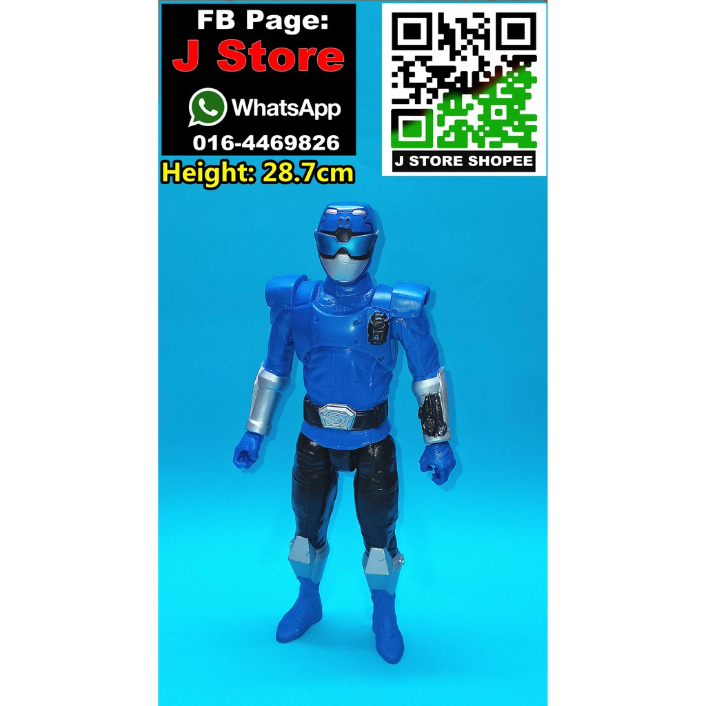 Power Rangers Beast Morphers blue ranger figure ( J Store ) | Shopee ...