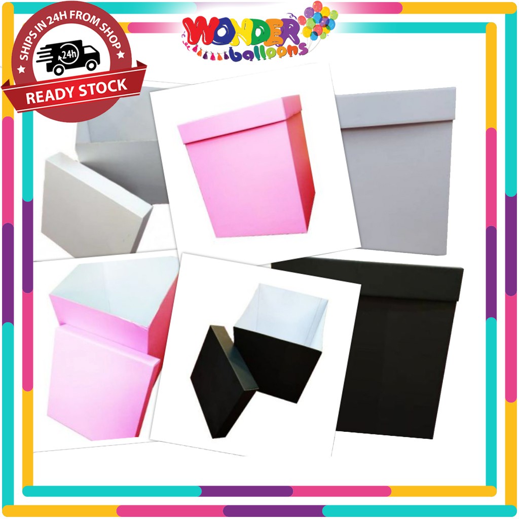 PLAIN BALLOON SURPRISE BOX - LARGE | GIFT SURPRISE BOX PALING BESAR | 1 ...