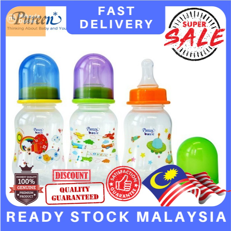 🔥[SUPERB MURAH]🔥Pureen Streamline Feeding Bottle 4oz (120ml) BOTOL SUSU ...