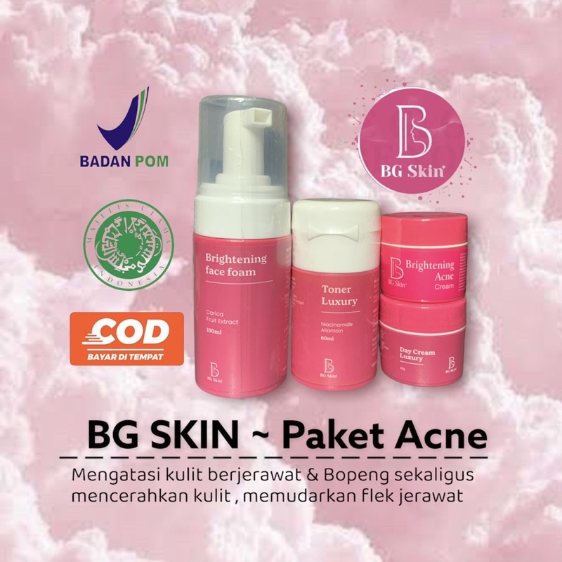 Bg glow Skin/beauty glow Skincare/BG beauty glow Acne Luxury | Shopee ...