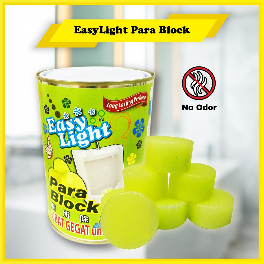 EASYLIGHT Para Block/ Deodorant Block / Naphthalene Ball Toilet ( Ubat ...