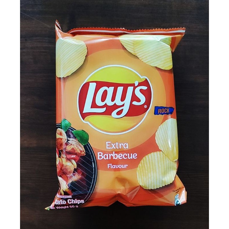 Lay's Potato Chips Extra Barbecue BBQ 50G | Shopee Malaysia