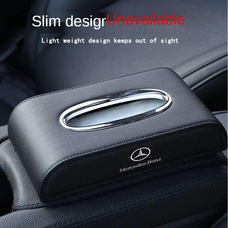 Mercedes-Benz Premium Leather Car Tissue Box for Mercedes-Benz W210 ...