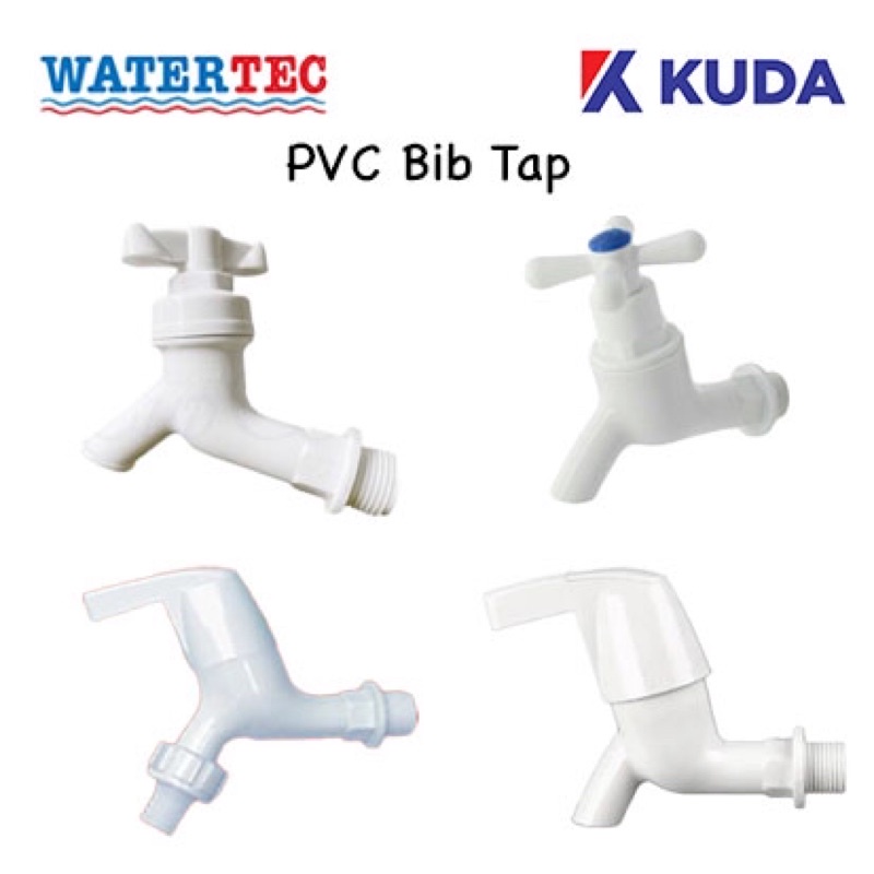 WATERTEC PVC Water Bib Tap Faucet Kepala Paip Air 1/2” (15mm) | Shopee Malaysia