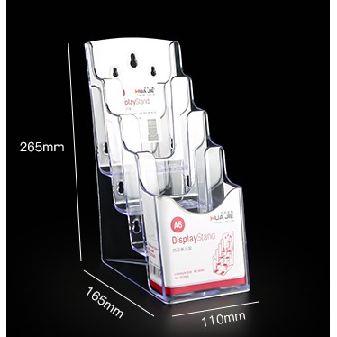 Acrylic Display Stand A4 A5 A6 Brochure Paper Menu Holder for Table ...
