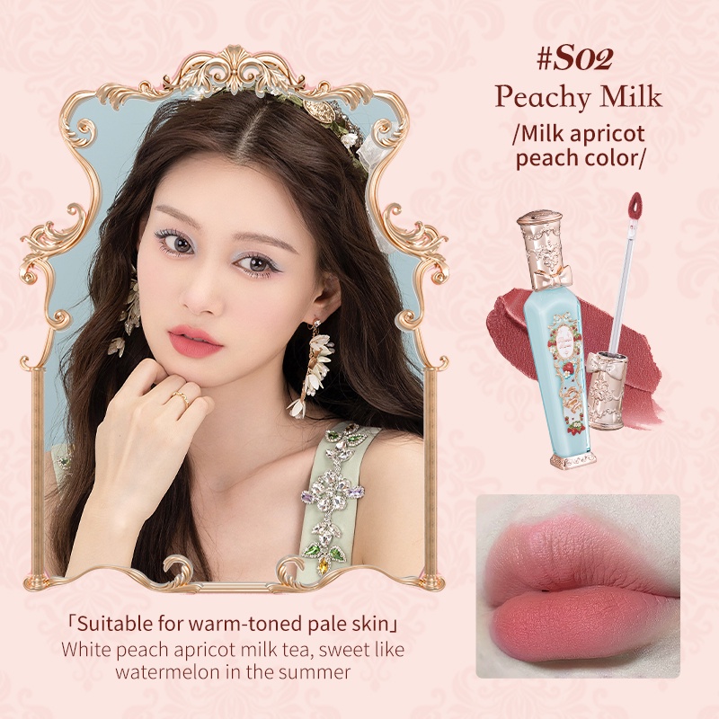 Flower Knows Strawberry Rococo Series Cloud Lip Cream Lipsticks 3.5ml ...