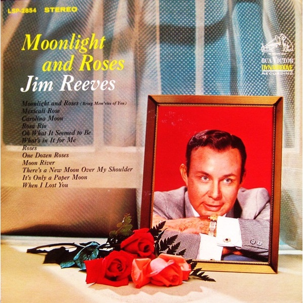 Jim Reeves - Moonlight And Roses (LP, Album) | Shopee Malaysia