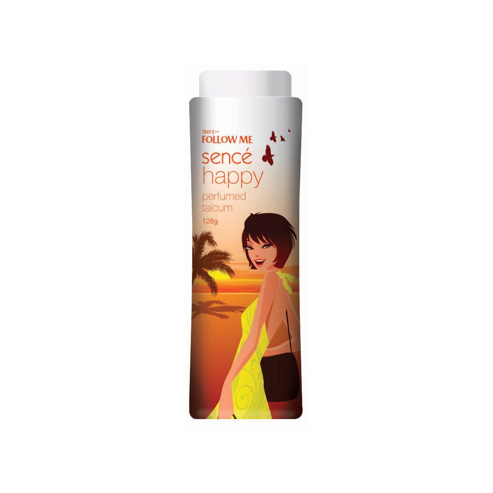 FOLLOW ME SENCE PERFUMED TALCUM 128G - HAPPY | Shopee Malaysia