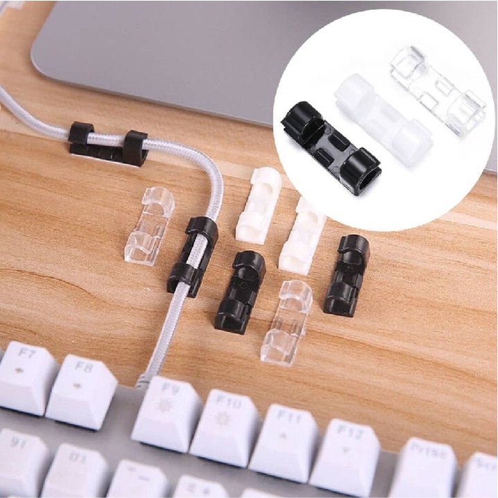 NNS Wire Clip Transparent Wire Holder Clip Cable Holder Cable Clamps ...