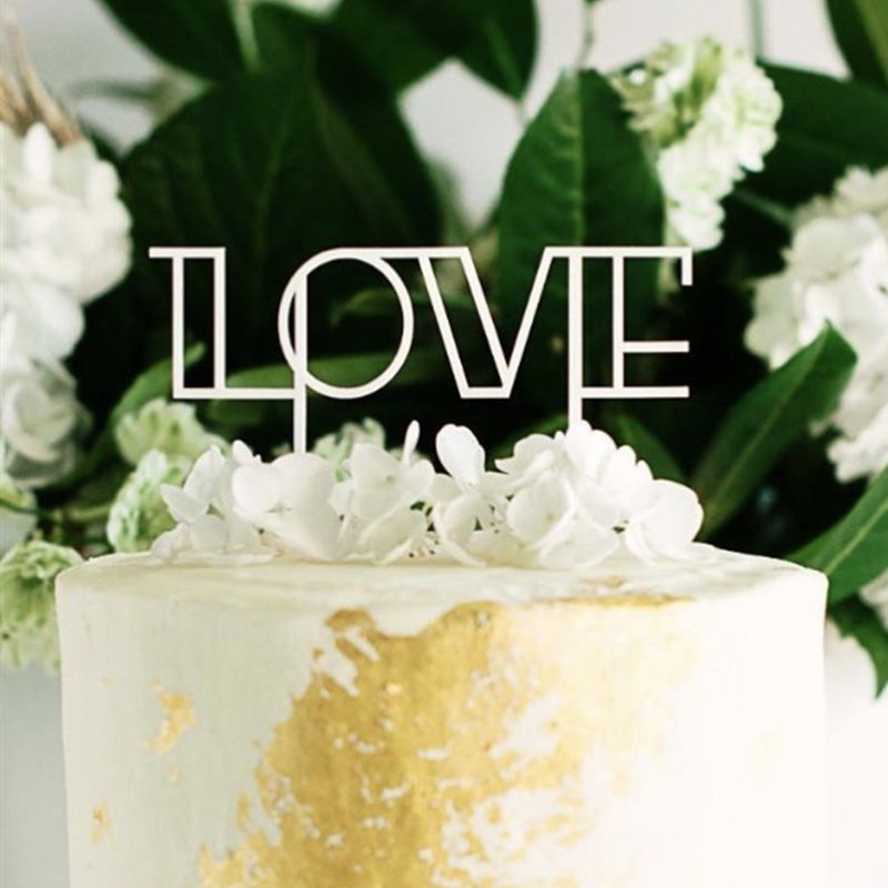 Acrylic Birthday Cake Topper Stand [ LOVE ] Cake Topper Stand ...