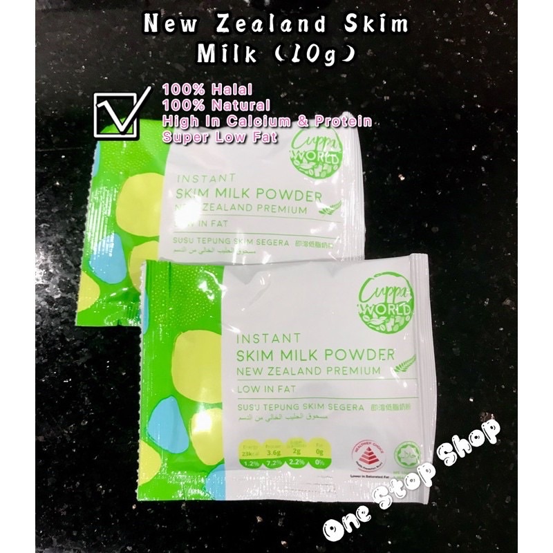 Cuppa World Instant New Zealand Skim Milk Powder (25 / 50 Sachets X 10g ...