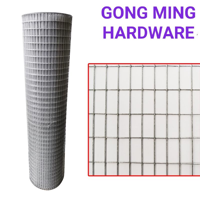 🎉READY STOCKS🎉 GALVANISED WELDED MESH 19G 1/2"X 1" X3 FEET WIDTH / WIRE ...