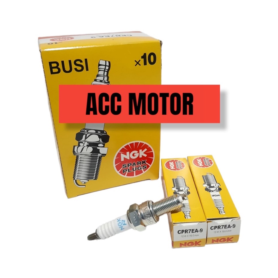 ORIGINAL NGK CPR7EA-9 Resistor Motorcycle Spark Plugs | Shopee Malaysia