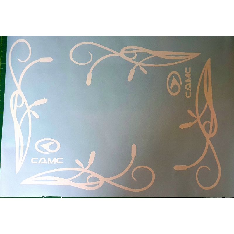 CAMC LORI STICKER,FLORAL STICKER FOR CAB WINDOW.LORRY TRUCK CAB WINDOW ...