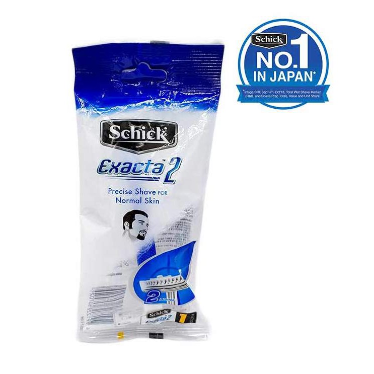 SCHICK EXACTA 2 NORMAL SKIN 1’S (BLUE) | Shopee Malaysia