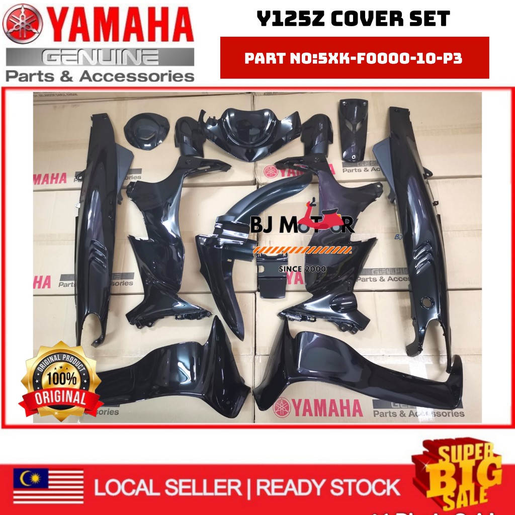 [100% ORIGINAL HLY !!!] YAMAHA Y125 Y125ZR 125ZR COVERSET COVER SET ...