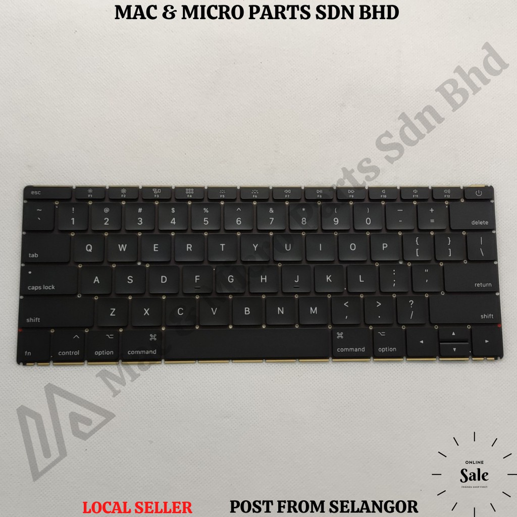 Used Macbooks Retina 12-inch 2015 A1534 Keyboard (US) | Shopee Malaysia