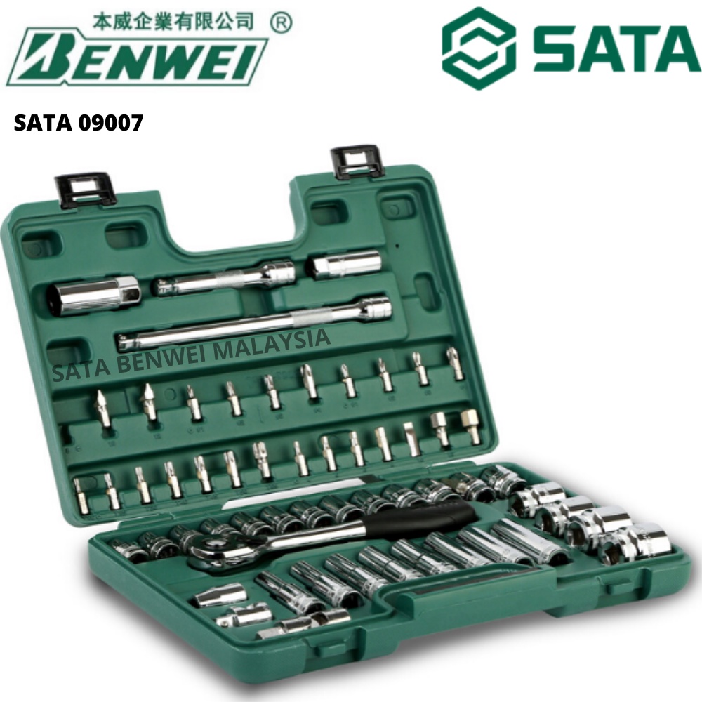 RATCHET AND SOCKET SET / TOOL BOX / SPANNAR SET / HAND TOOLS / SATA ...